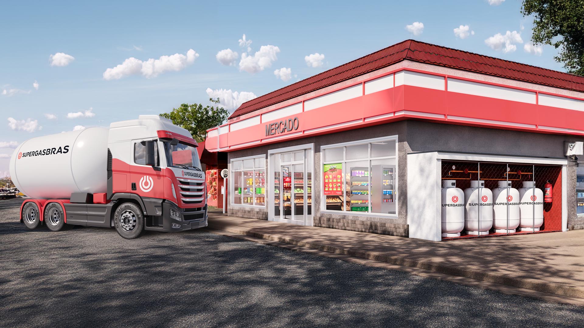 Gás para Comércio | GLP é Eficaz e Econômico | Supergasbras