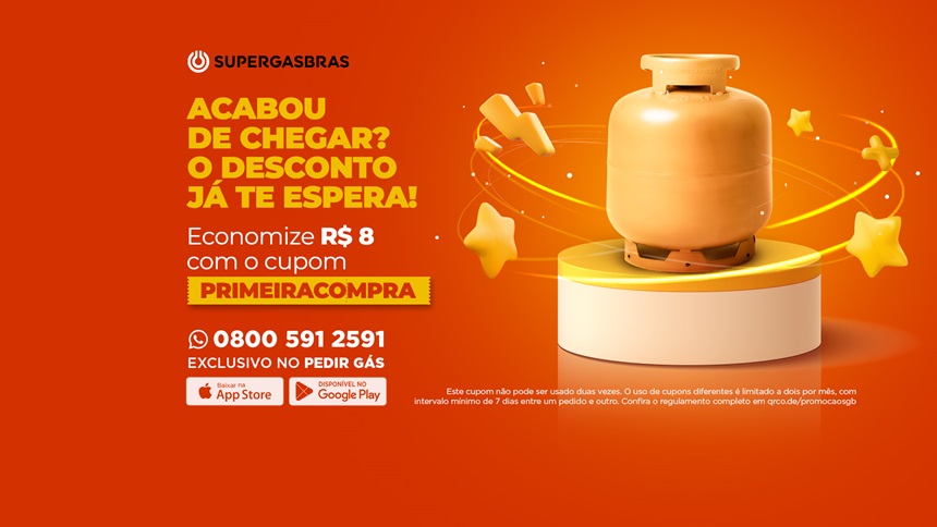 Botijão de gás P13 | Supergasbras