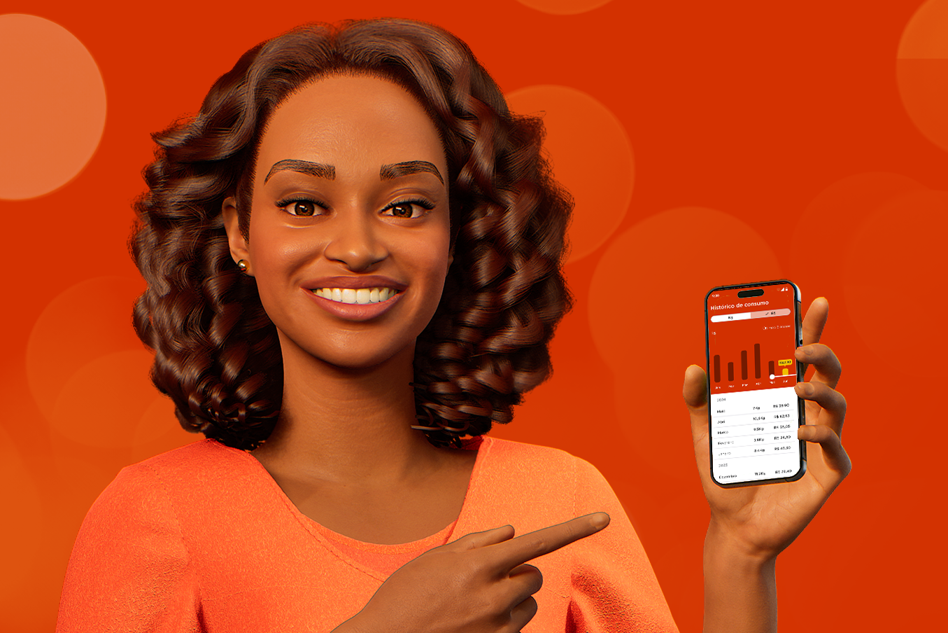 Sempre gás: Pague por mês só o que consumir do seu botijão!