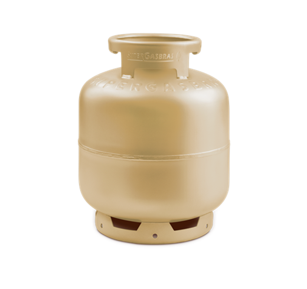 Produtos de GLP da Supergasbras: Botijões, Cilindros e Tanques