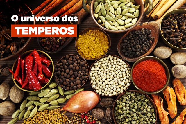 Saiba como utilizar 10 tipos de temperos