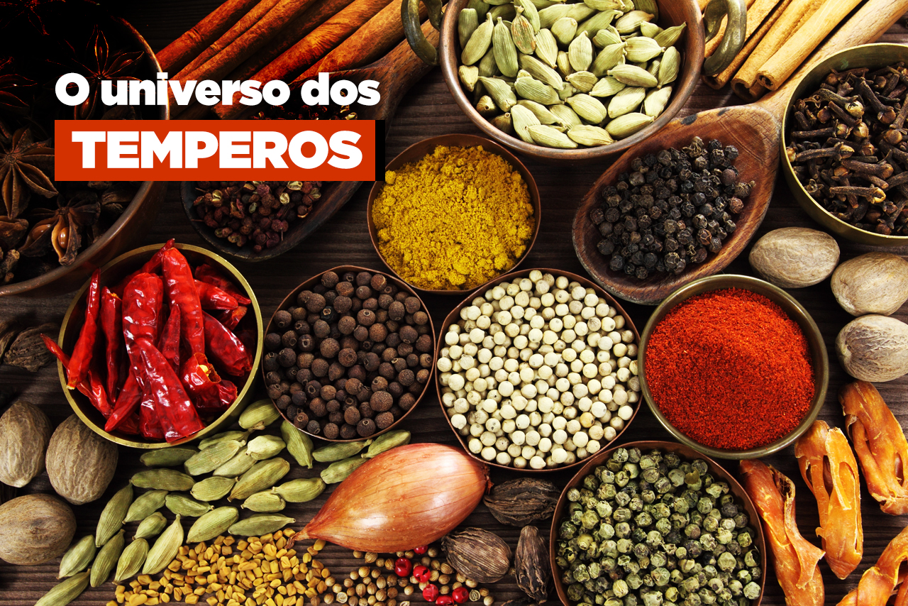 Saiba como utilizar 10 tipos de temperos