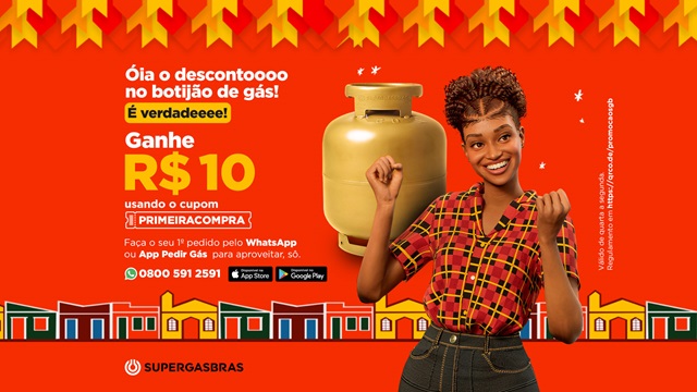 Gás para Casa | Pedir botijão rápido e fácil é na Supergasbras!
