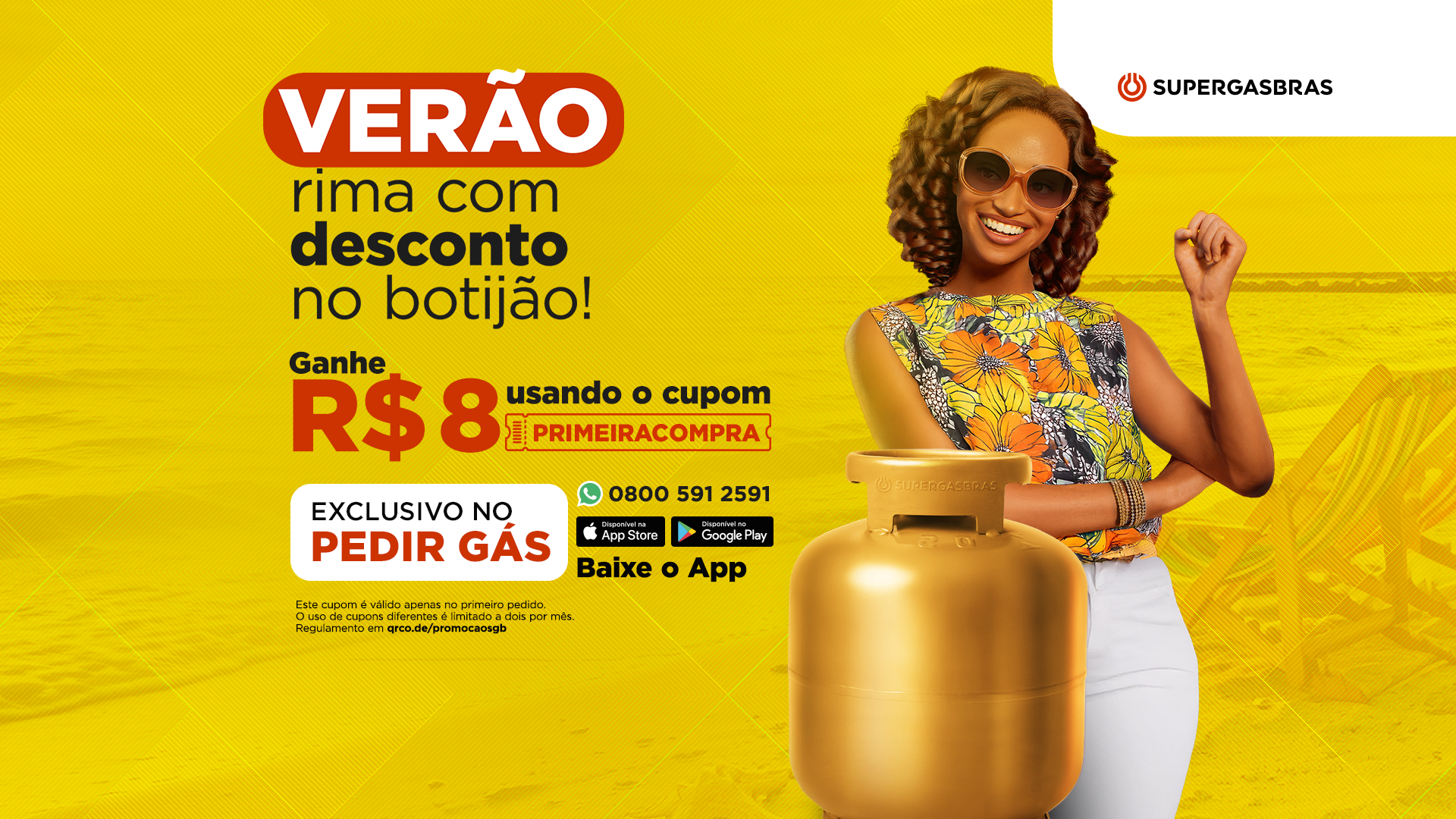 Gás com desconto | Supergasbras