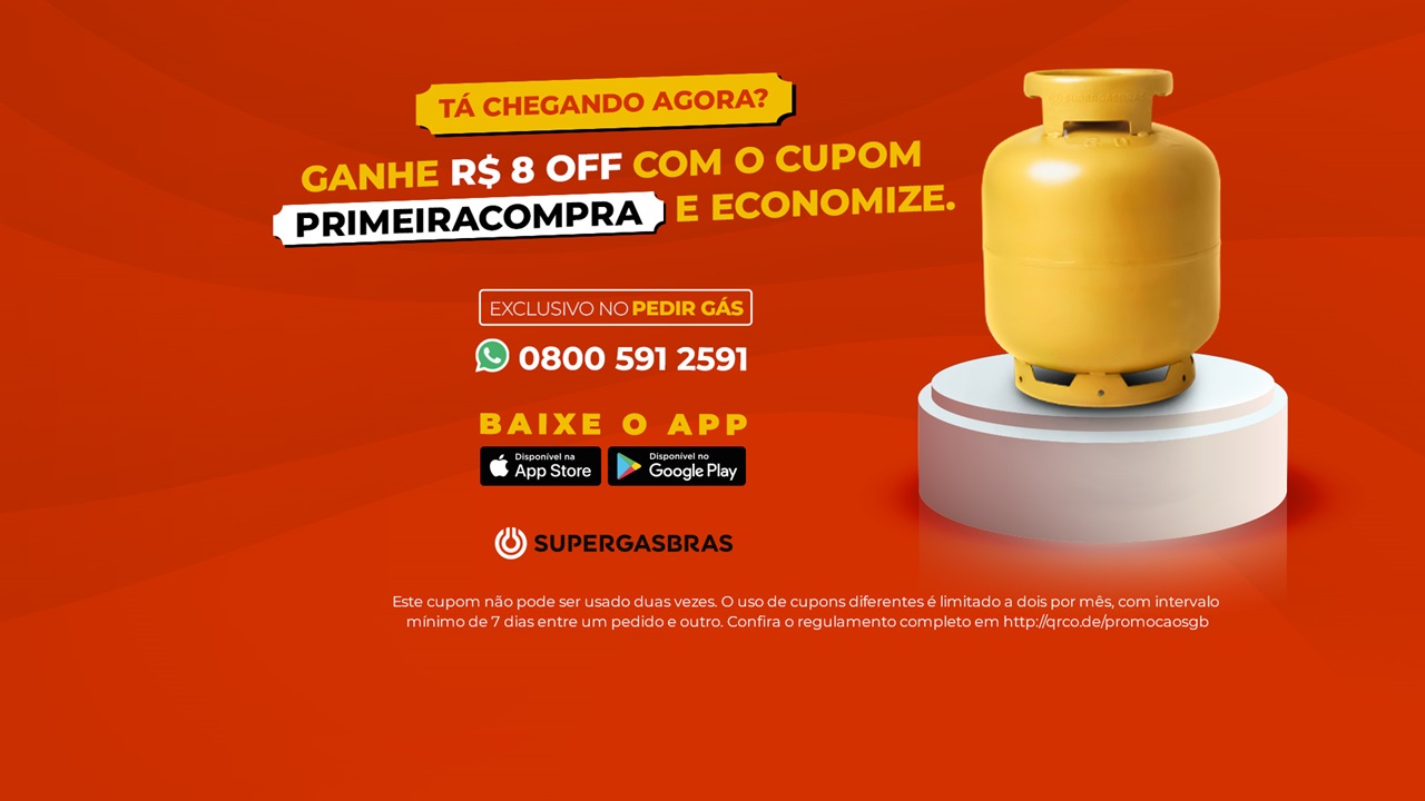 Botijão de gás | Pedir na Supergasbras
