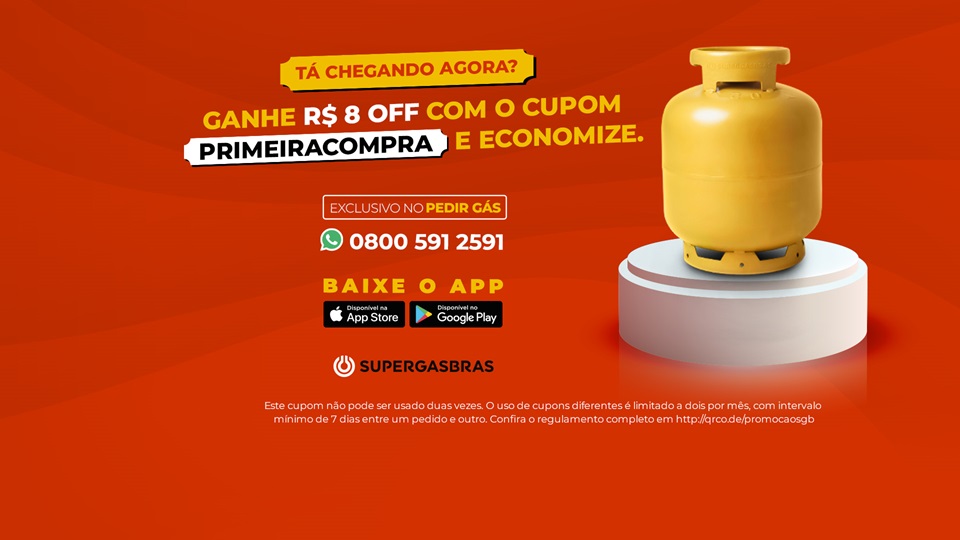 Comprar Botijão de Gás pelo Aplicativo | Supergasbras | Rápido e fácil