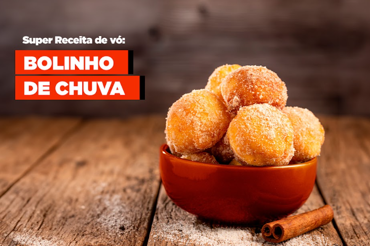 Aprenda a fazer uma Super Receita maravilhosa: Bolinho de Chuva